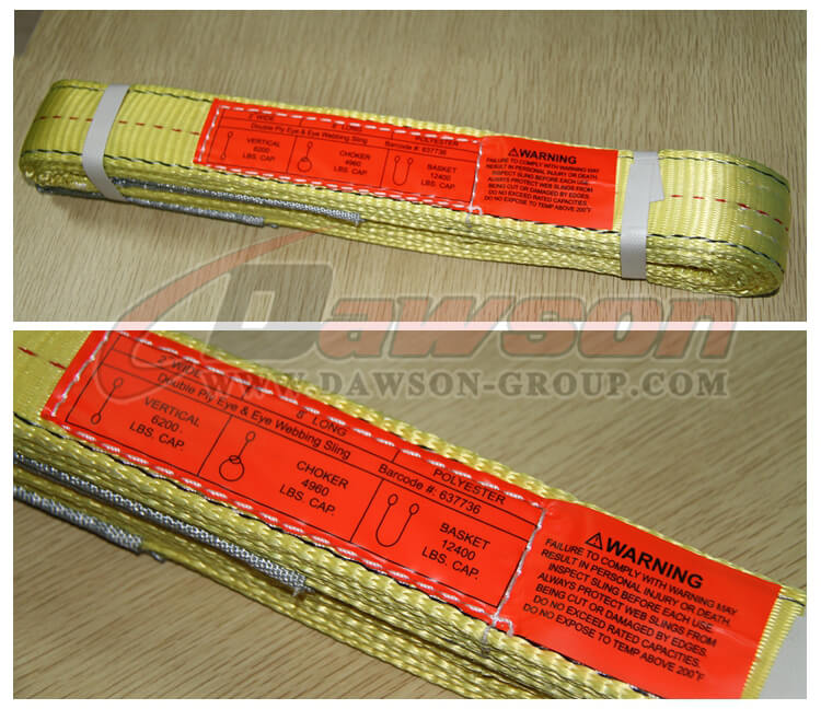Synthetic Webbing Sling (ASME ANSI B30.9) - Dawson Group Ltd. - China Manufacturer Supplier