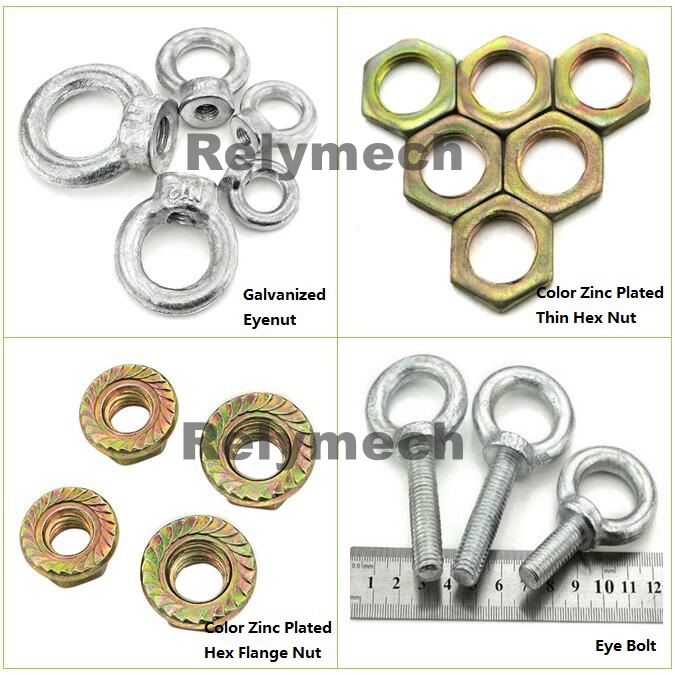 Din6923 Color Zinc Black Zinc Nickel Plated Carbon Steel Hex Flange Nut