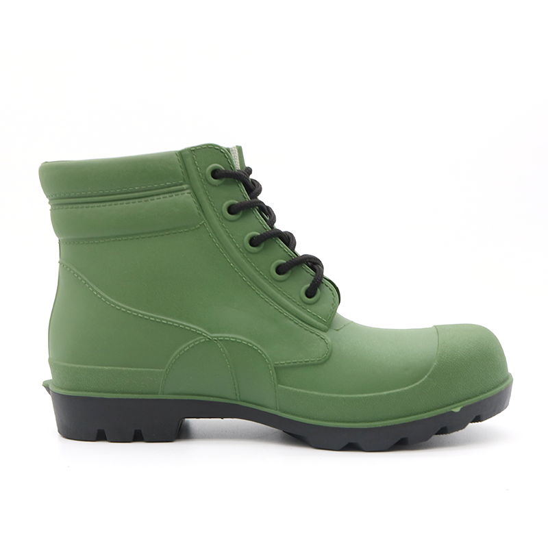 CE Anti Slip Waterproof PVC Safety Rain Shoes with Steel Toe - Buy pvc ...