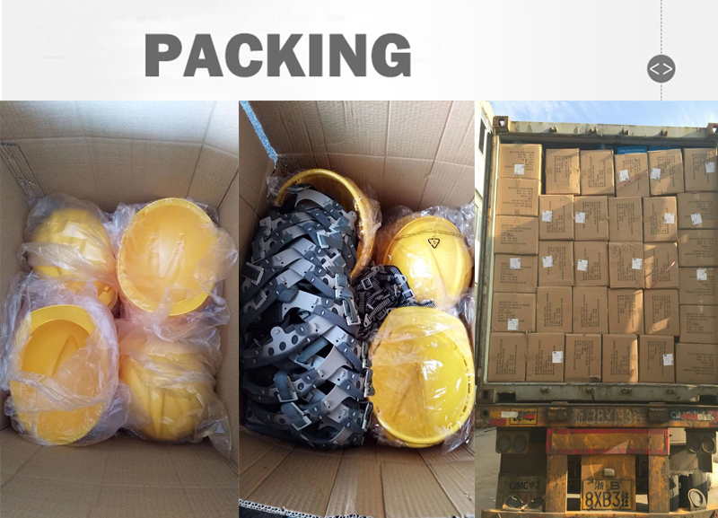 Orange HDPE Shell Full Brim Safety Helmet for Construction - Buy safety ...