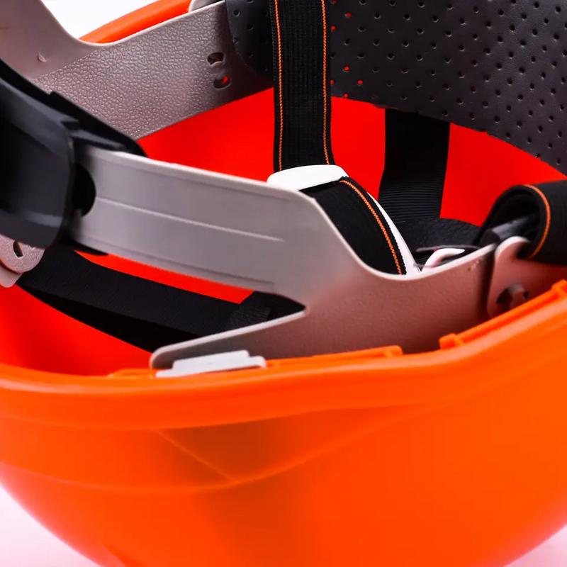 CE EN397 Red ABS Shell V Guard Construction Safety Helmet - Buy red ...