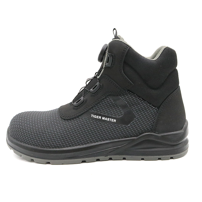 High Ankle Fast Lock System Composite Toe Safety Sneaker for Men - Buy ...