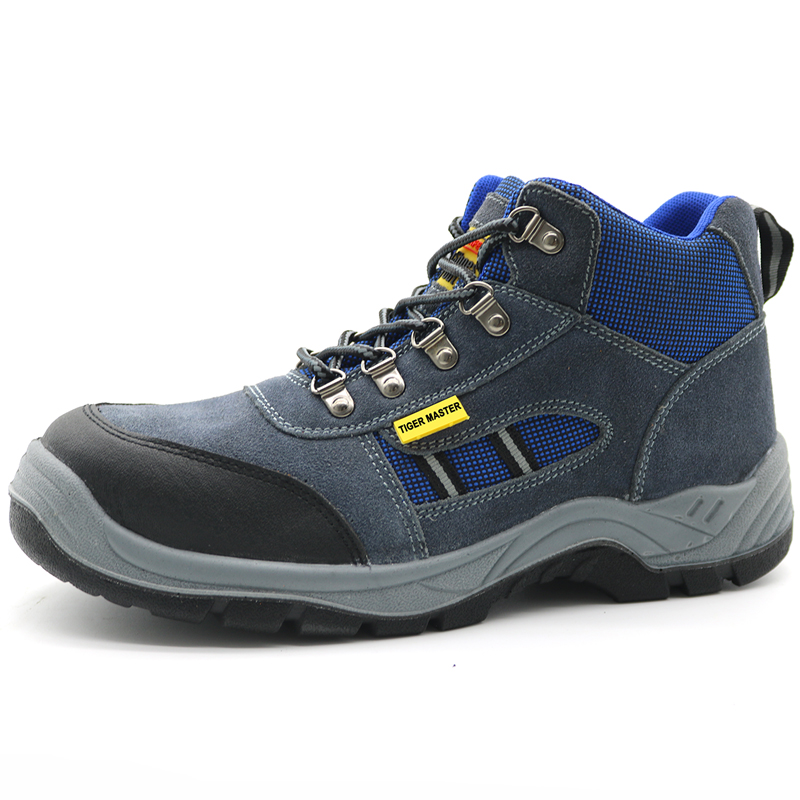 Anti Slip Prevent Puncture Steel Blue Safety Shoes Sport - Buy steel ...