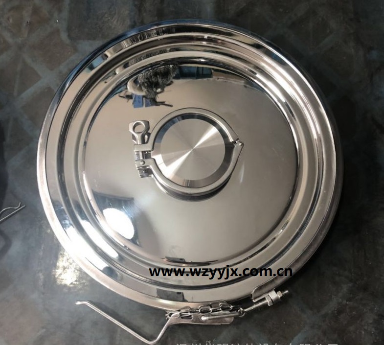 Stainless Steel Round Clamp Manway Lid Product on Wenzhou Yuanyu ...