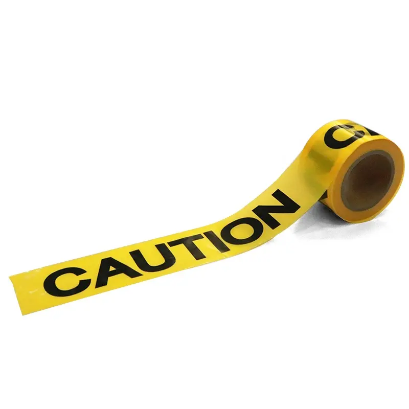 Custom PE Materials Safety Warning Caution Tape Yellow - Buy caution ...