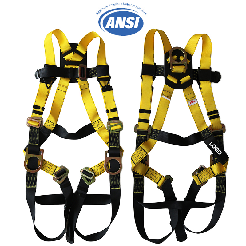 ANSI Z359.11 Certified Full Body Safety Harness Fall Protection - Buy ...