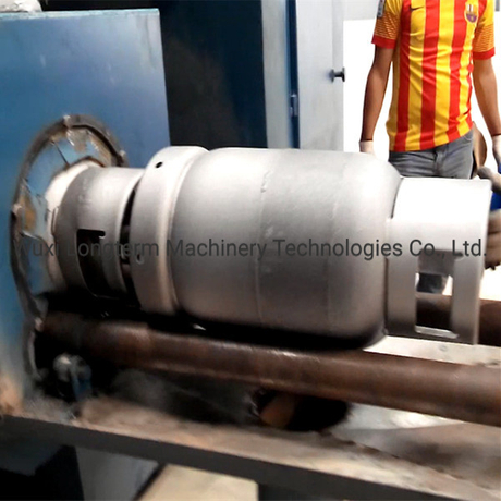 LPG Gas Cylinder Manufacturing Equipments Body Manufacturing Line Shot ...