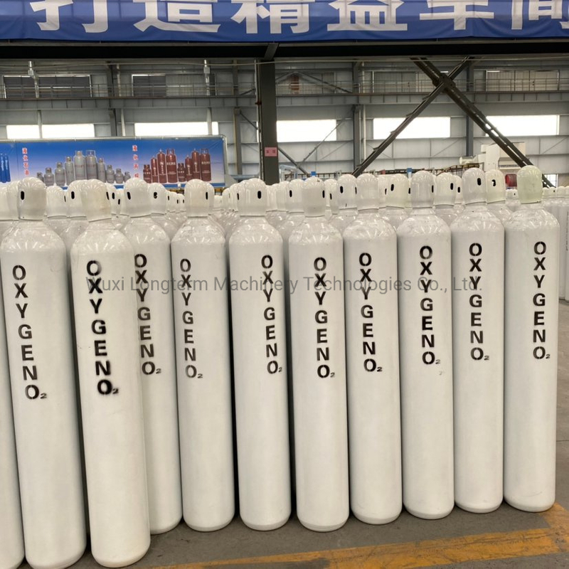 Oxygen Cylinder 5L 10L 15L 20L 40L 50L Steel Seamless Medical Gas ...