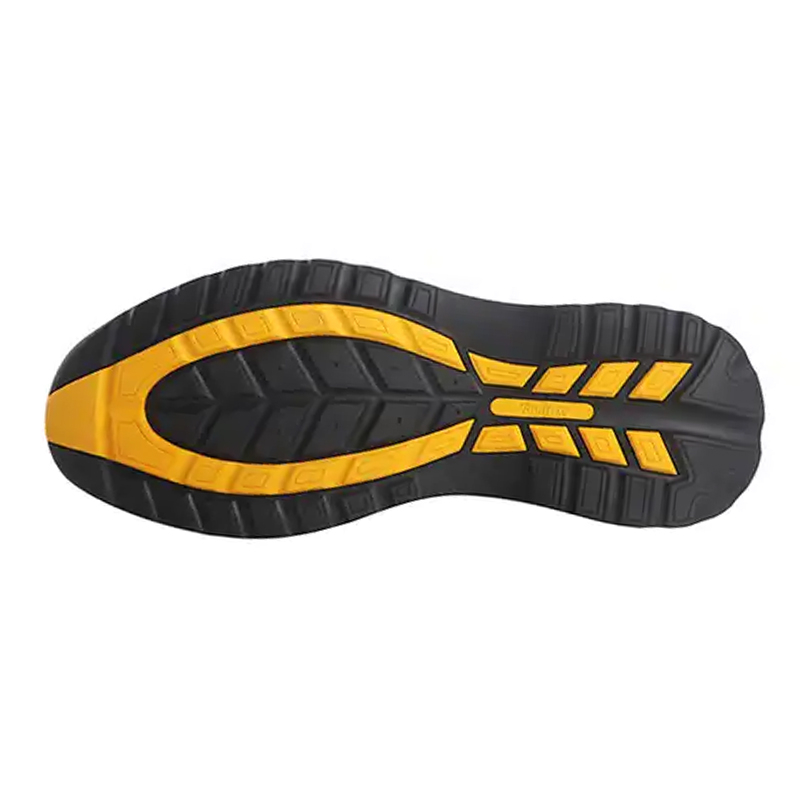 Black Rubber Sole Steel Toe Protection Safety Shoes for Men - Buy black ...