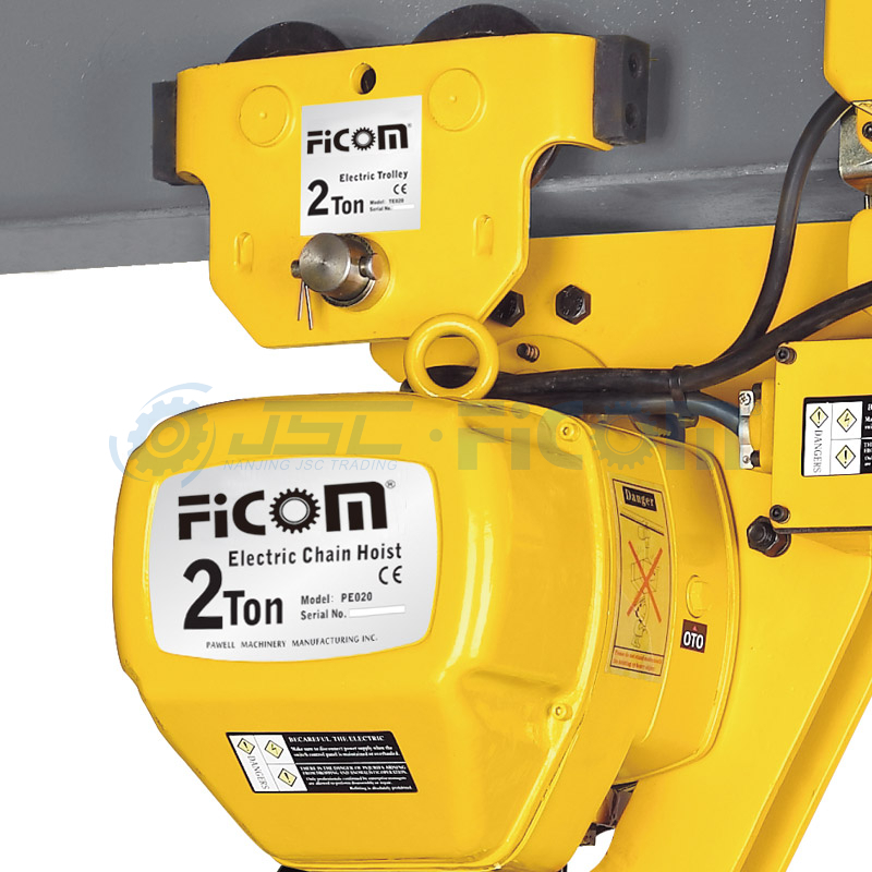 Low Headroom Electric Chain Hoist Model: STD-L (Capacity : 0.5 to 10Ton ...