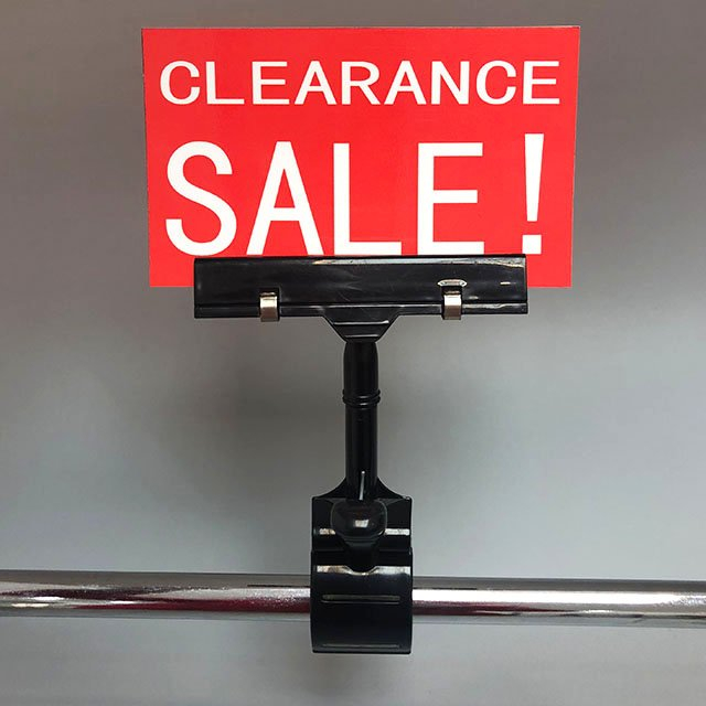 Black Large Thumb Tube POP Clip PS-T1 - Buy large POP sign clip, tube ...