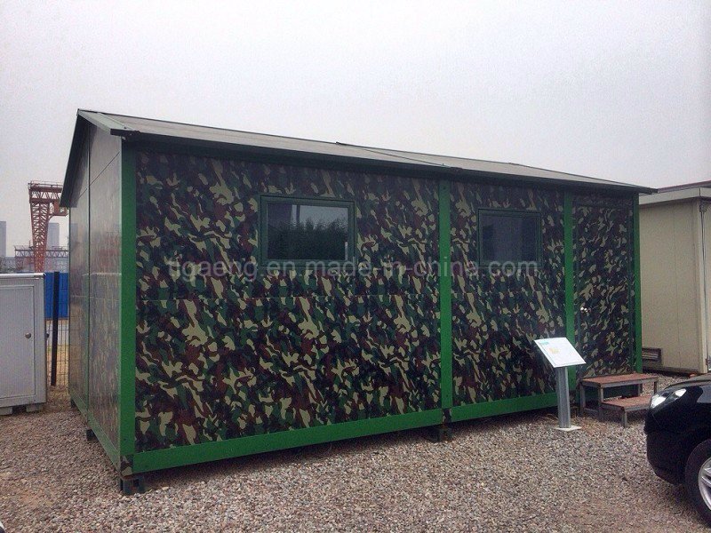 Factory Price Prefab Container House/Camouflage Container Camp for Sale