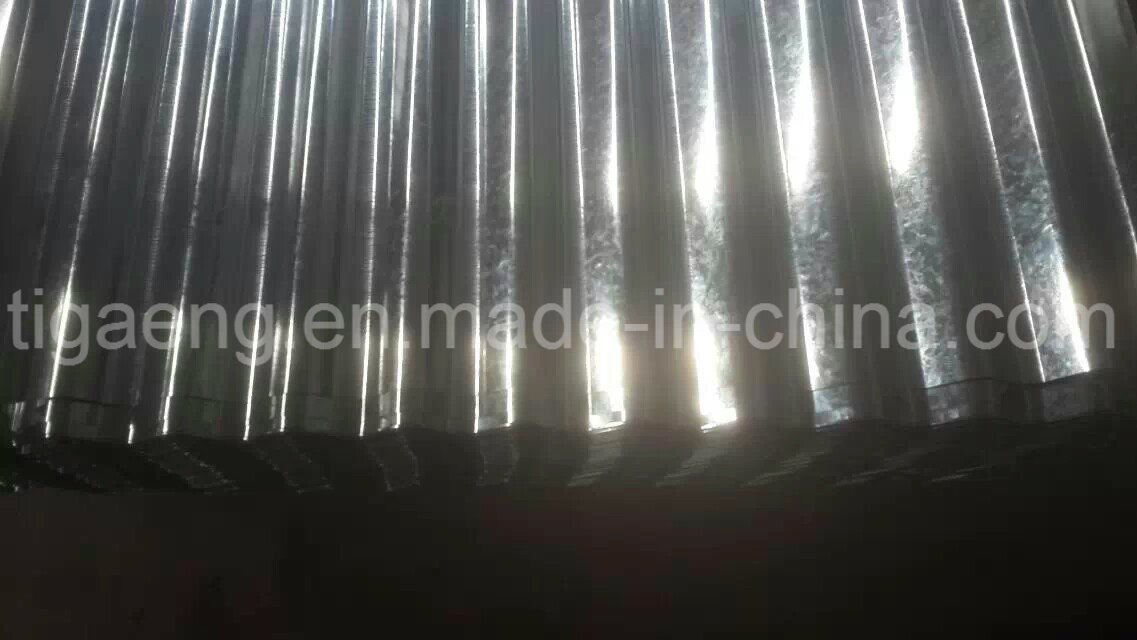 Galvanized Wave Roof Tile/Zinc Coated Corrugated Steel Metal Roofing