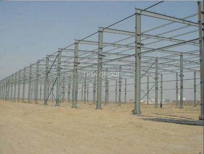 Popular Prefabricated Steel Structure Godown Design for South America