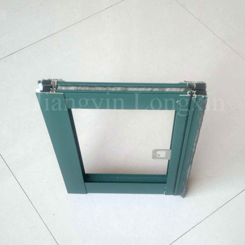 Green Powder Coated Aluminium Frame for Casement Window from China ...