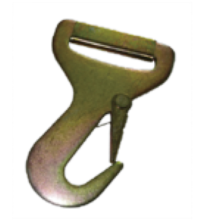 BS 5000KG/11000LBS 2 inch Flat Container Hook Black, 2" Forged Steel ...