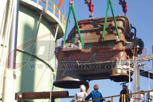 WLL 8 Ton Polyester Webbing Slings, 8000kg Endless Type Flat Webbing ...