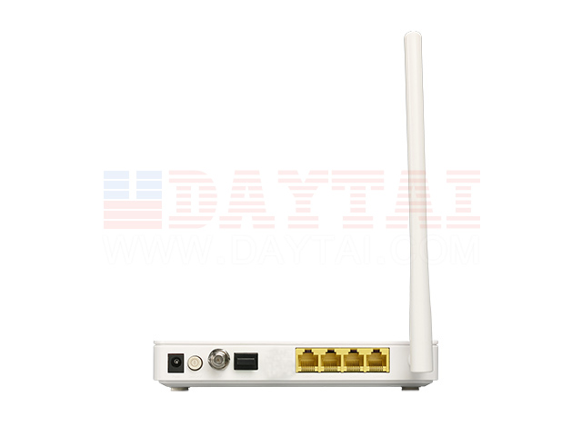 EPON ONU 4GE+CATV RF Single Fiber With WiFi(DT-EONU+CATV SF RF+4GE+WF ...