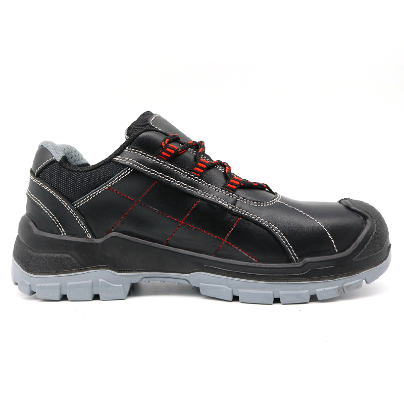 2025 New Black Leather Safety Anti-smashing Shoes - Buy anti-smashing ...