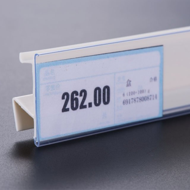 White Shelf Edge Displays Clips Sign Holder DS030 - Buy Shelf edge ...