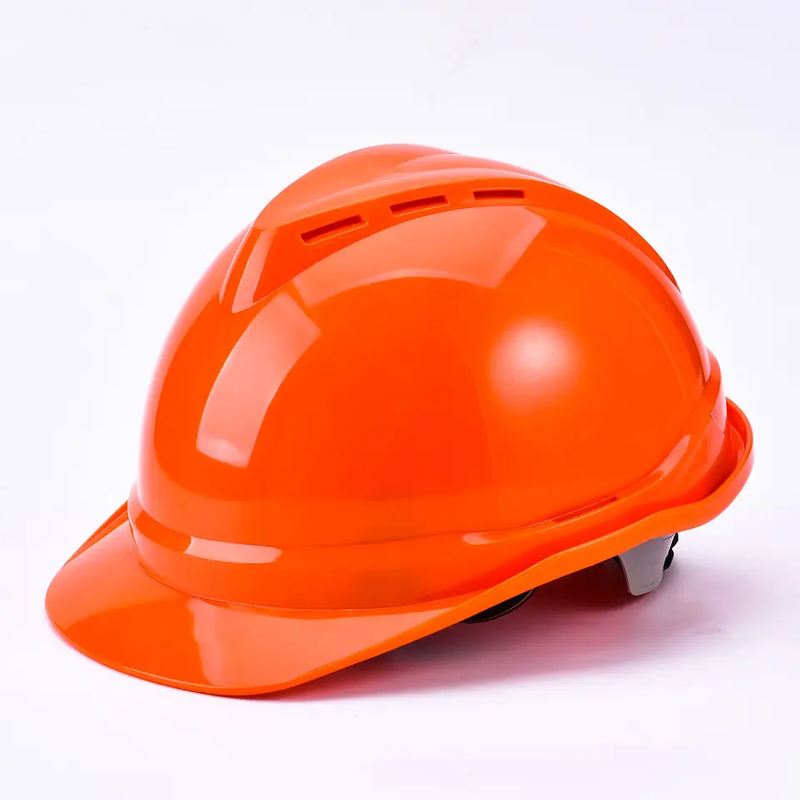 CE EN397 Red ABS Shell V Guard Construction Safety Helmet - Buy red ...