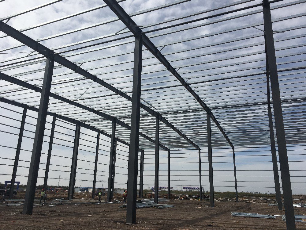 Reasonable Price Curved Roof Well Designed Steel Structure Godown