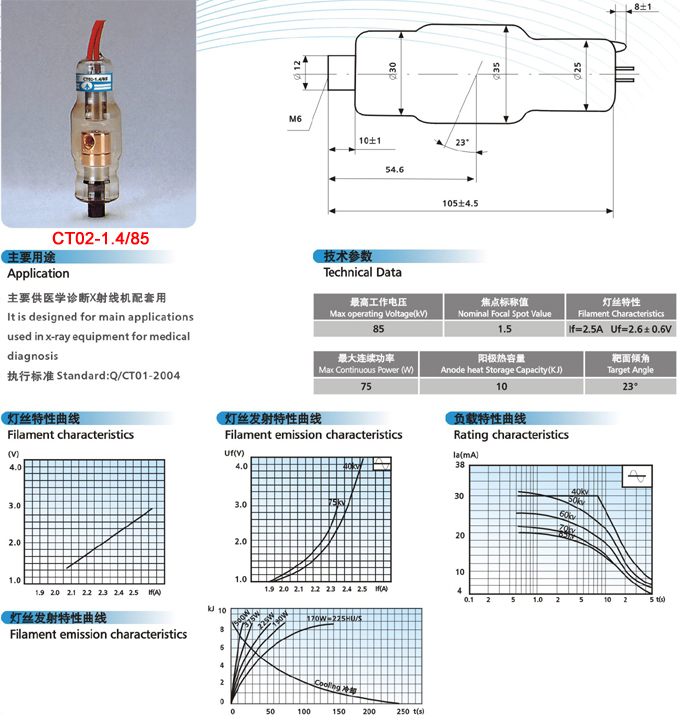 China medical x-ray tube -Wenzhou Rising Industrial Co., Ltd