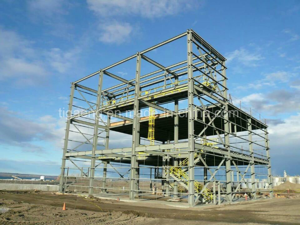 Prefabricated Light Steel Frame Structures Godown for Africa