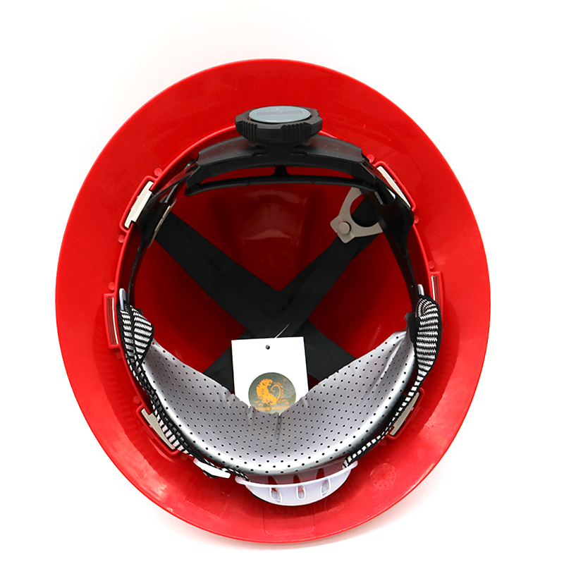 Red V Guard Full Brim ABS Shell Safety Helmet for Construction - Buy ...