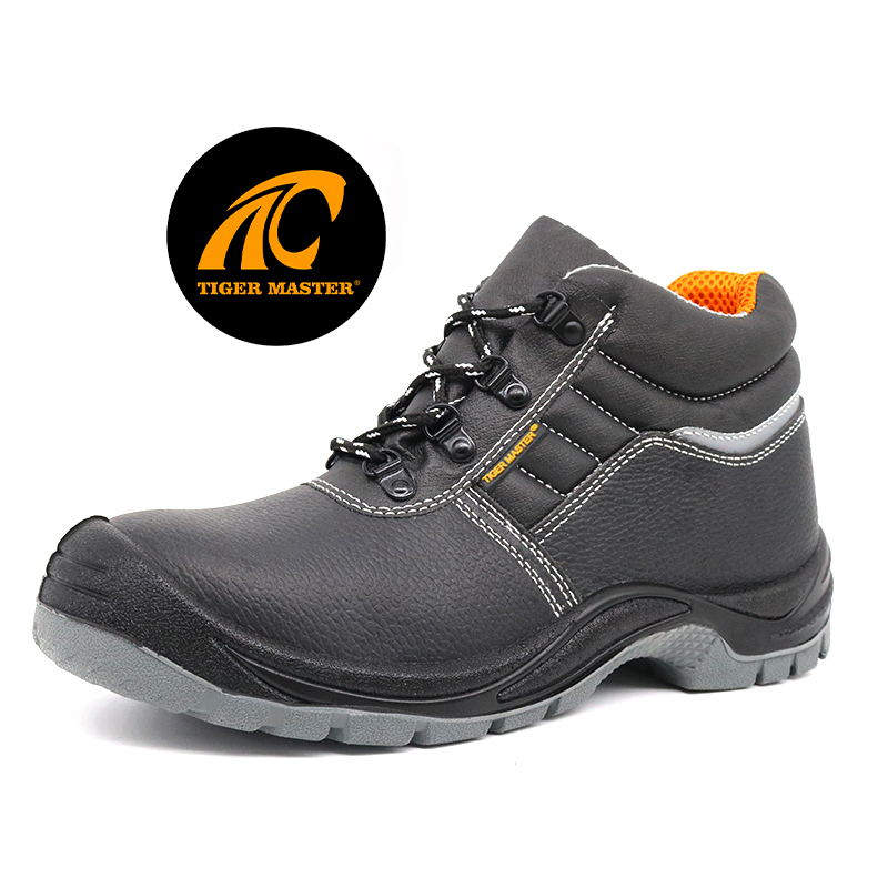 Oil Water Resistant Steel Toe Mid-sole Construction Safety Shoes S3 ...