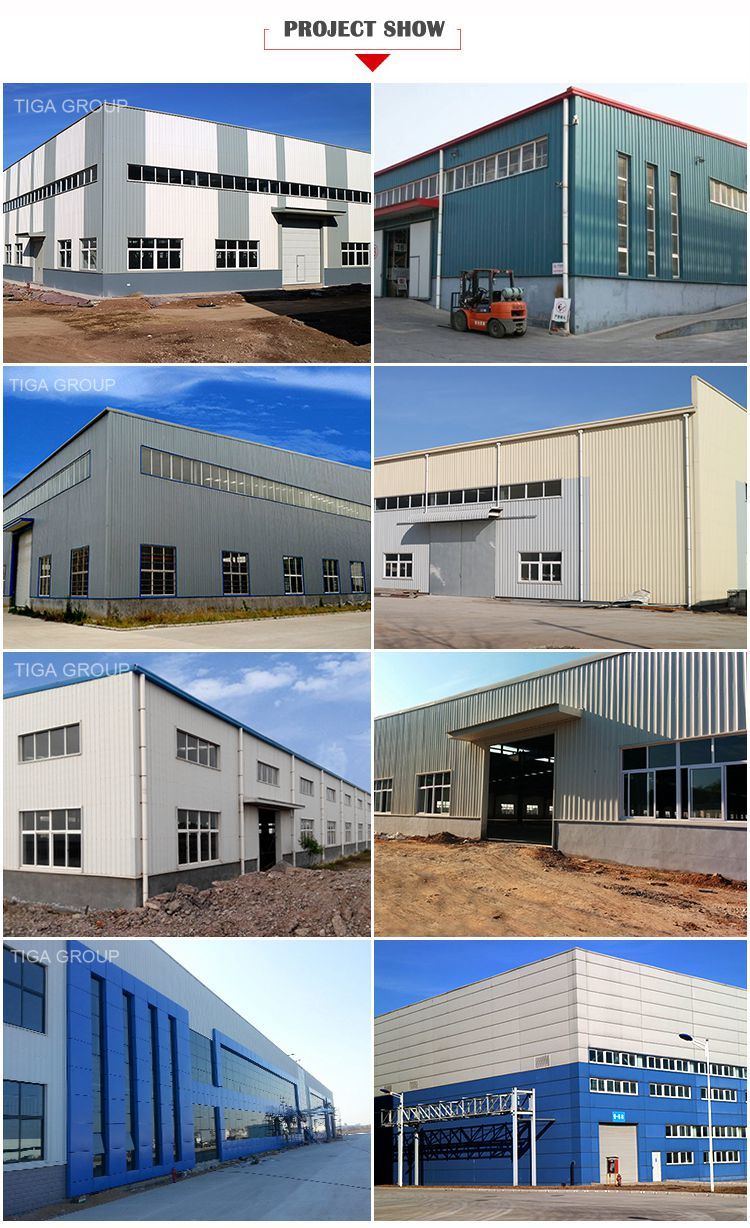 Prefabricated Workshop Building Steel Structure Design Godown for Africa