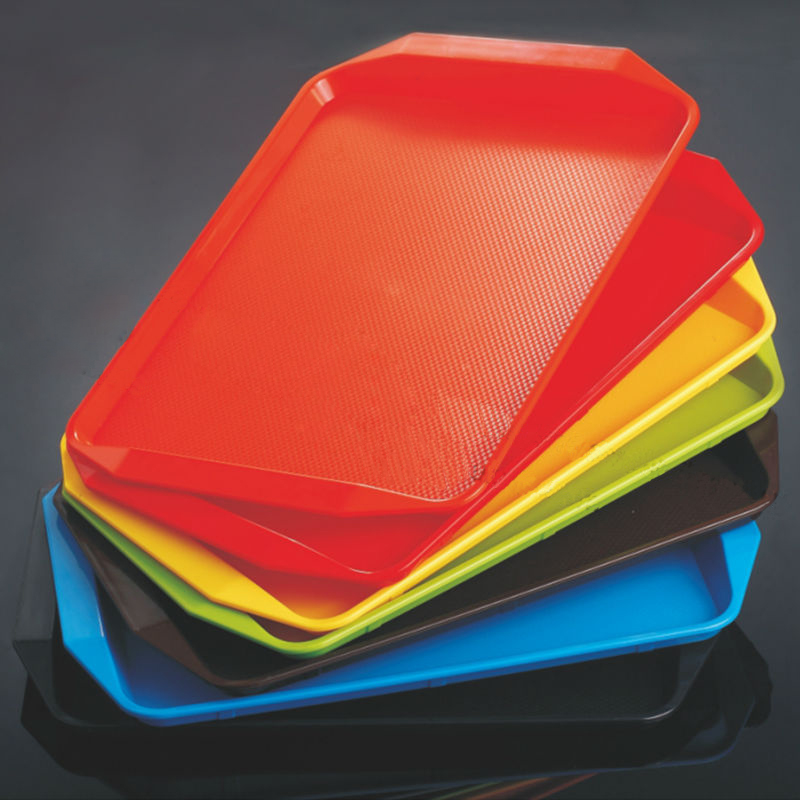 Plastic Dinnerware ABS Rectangular Trays with Handle - Buy ABS Tray ...