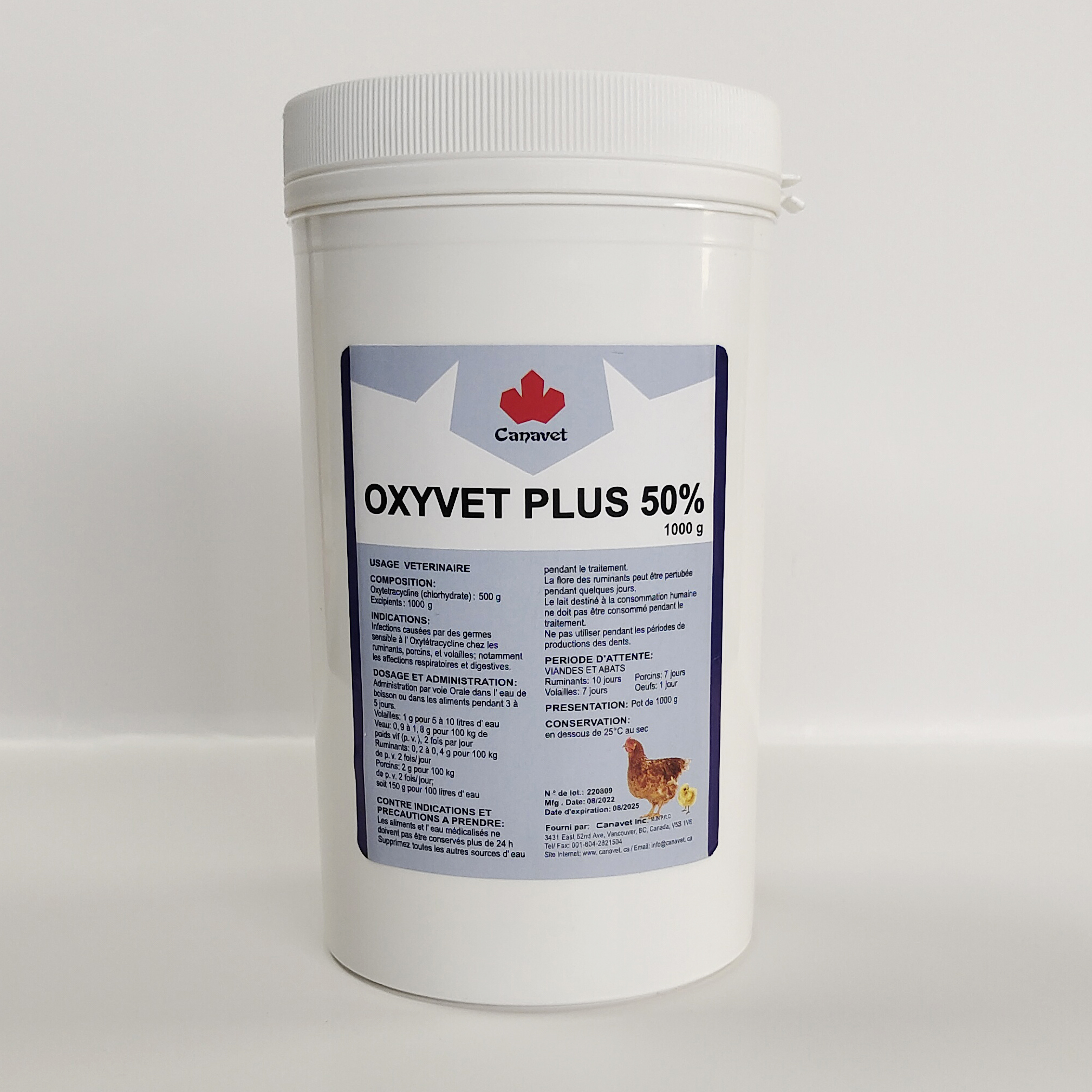 OXYVET PLUS 50 - Buy Oxytetracycline, gram -positive, veterinary drug ...