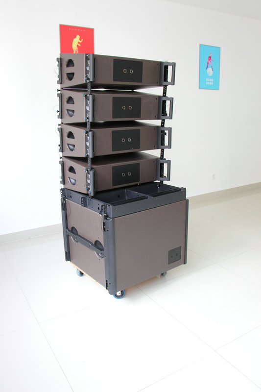 Kara And Sb18 Dual 8 Inch Two Way Bi Amped Line Array System Buy Kara Sb18 Line Array System