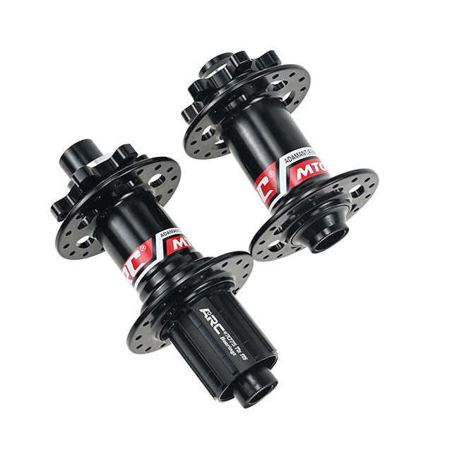 Alloy Thru Axle Black/Red Mtb Disc Racing Hub