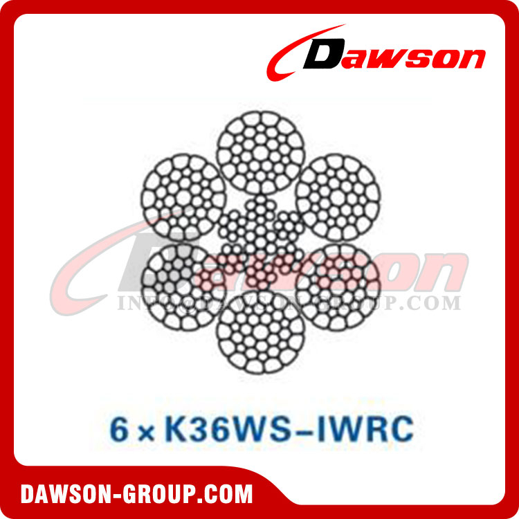 Cable de acero (6 × K36WS-EPIWRC) (6 × K36WS-IWRC) (EP6 × K36WS-IWRC ...