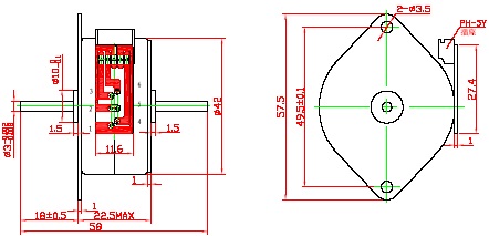 Permanent Stepper Motor P421 - Buy PM Stepper Motor, Stepper Motor ...