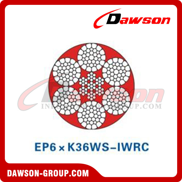 Cable de acero (6 × K36WS-EPIWRC) (6 × K36WS-IWRC) (EP6 × K36WS-IWRC ...