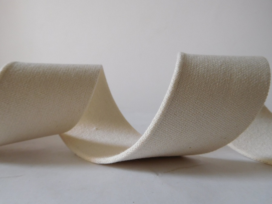 50mm white cotton webbing for garment and belt - Buy Cotton webbing ...