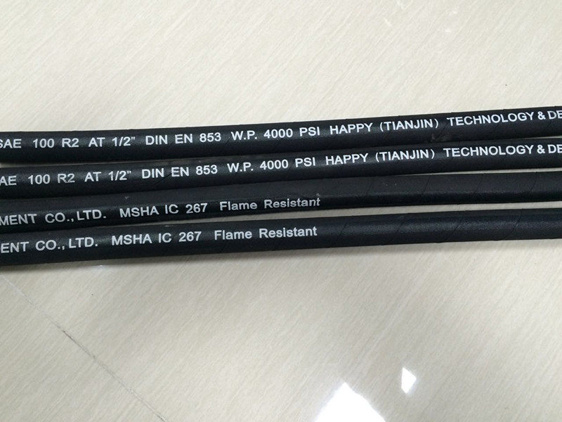 R2/ 2sn Two Steel Wire Braid Hydraulic Rubber Hose - Buy R2 Hydraulic ...