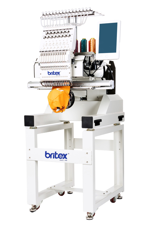 BR-1501 Single Head 15 Needles Flat Cap Garment Computer Embroidery ...