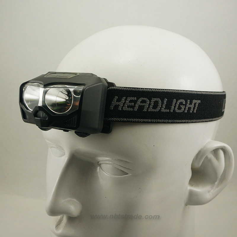 Rechargeable Dual Light Source LED Headlamp with Sensor - Buy LED ...