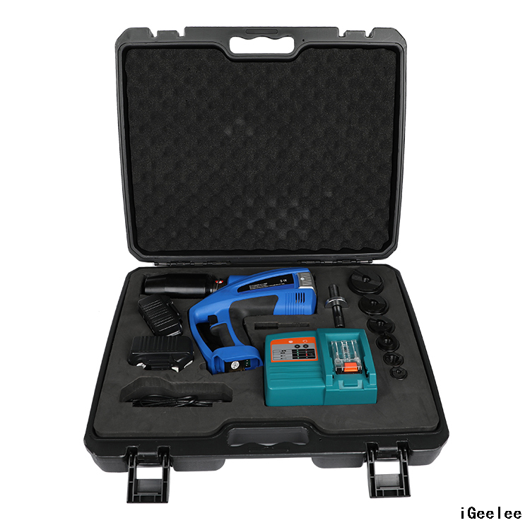 iGeelee Battery Powered Hole Punch Tools BZ-12 range 0.885-2.146 inch ...