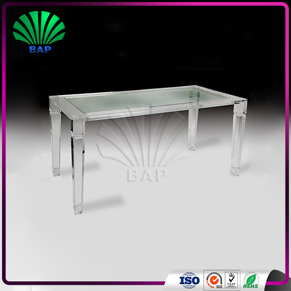 Modern Acrylic Low Height Tea Table Clear Plexiglass Coffee Table ...