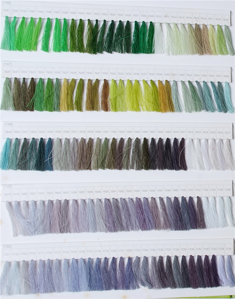 Sakura Brand Sewing Thread Card with 1680 Colors - Buy color card ...