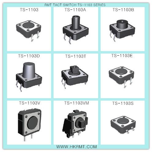 Tact Switch (TS-1103S) with SMD Type - Buy Tact Switch, Tactile Switch ...