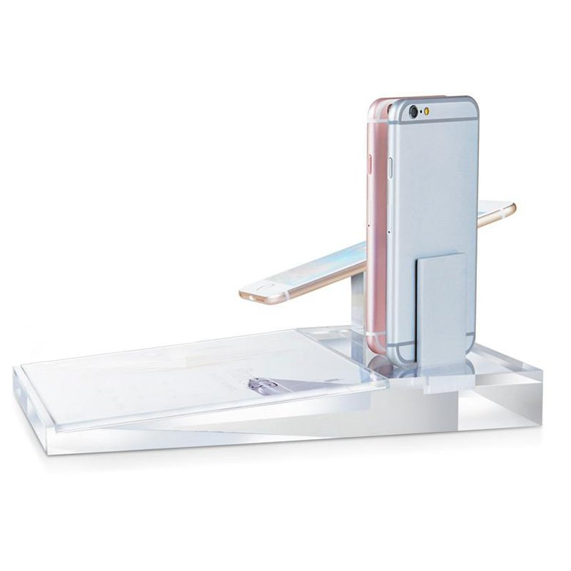 Popular Cell Phone Accessory Display Stand Clear Acrylic Tabletop ...