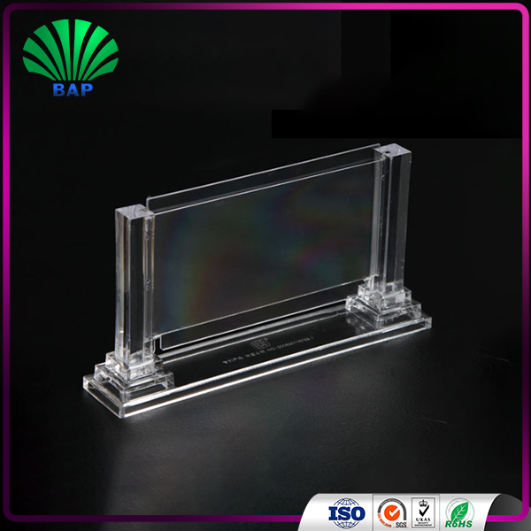 Buy Clear Acrylic Double Sided Sign Holder Hotel T-Shape Display Tower ...