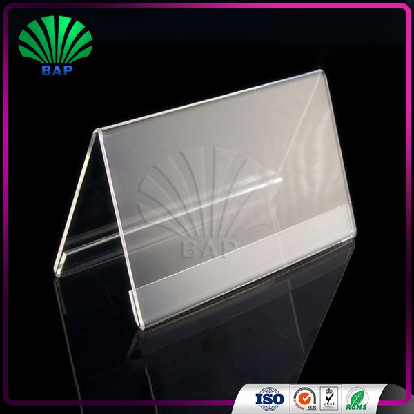 Small Meeting Room Name Card Holder Clear Signage Display Stand - Buy ...
