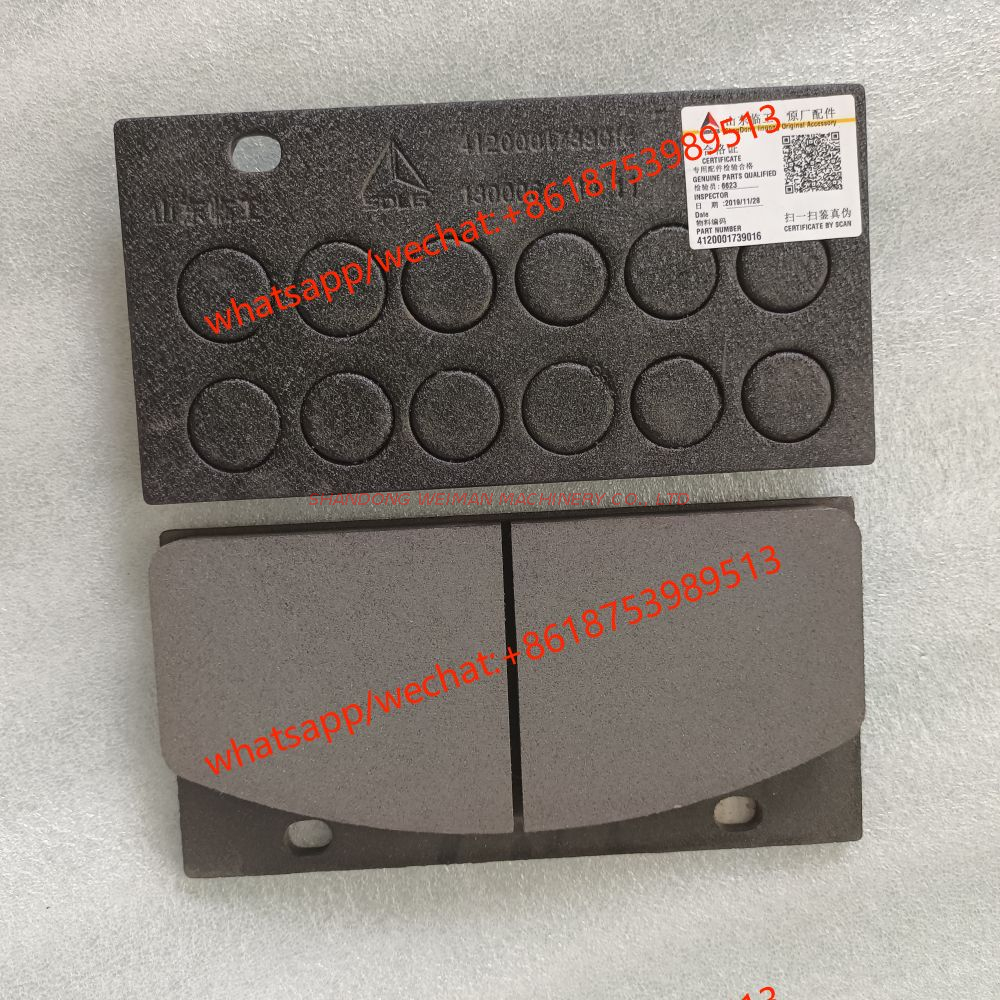 Original /Genuines SDLG Wheel loader parts Brake pad 4120001739016 ...